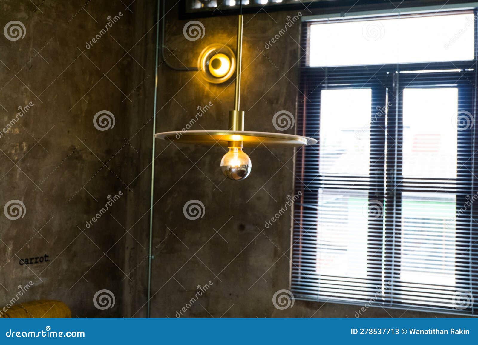 Vintage Style Lamp in Luxury Restaurant, Retro Concept Home Sweet Home ...