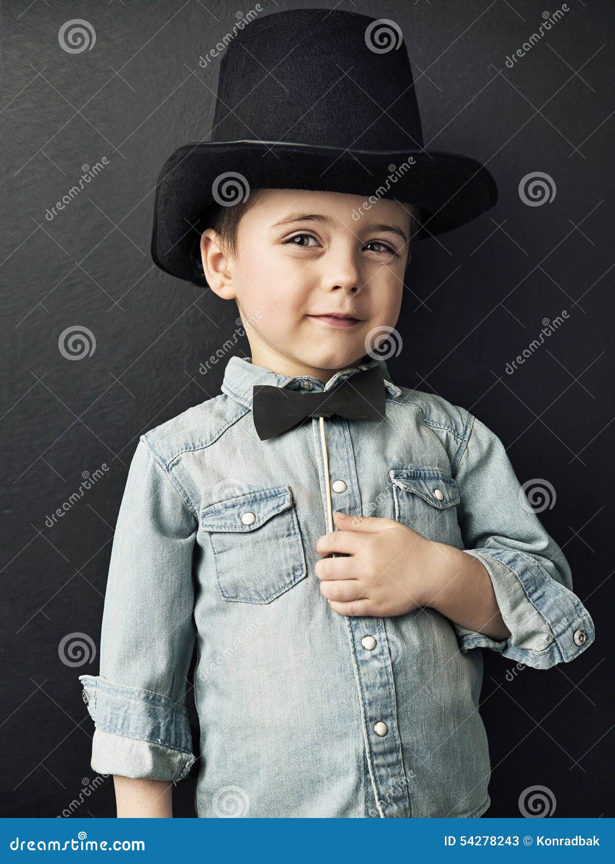 Vintage Style Photo of a Cute Young Boy Stock Image - Image of ...