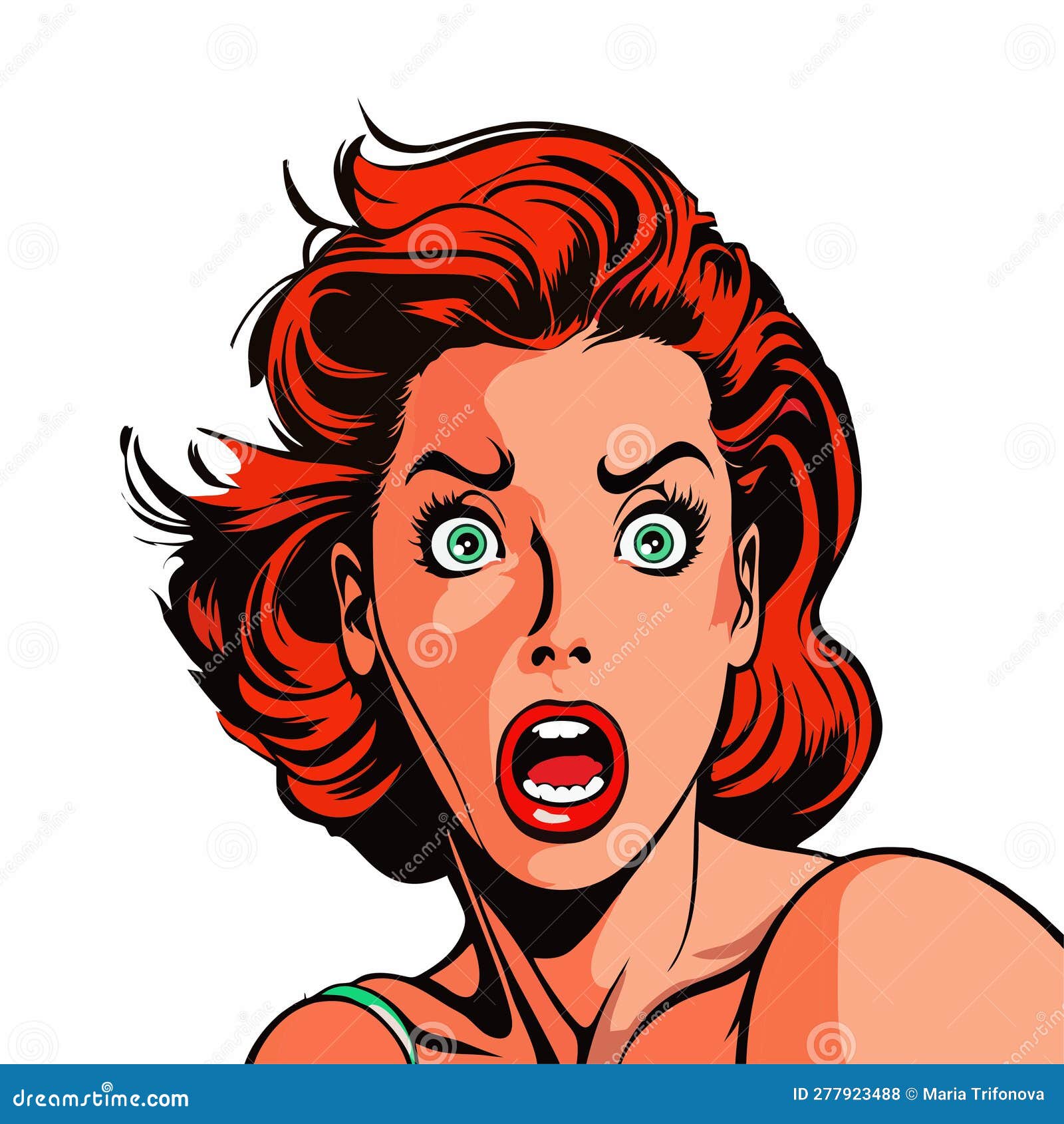 Vintage Style Pop Art Stock Vector Illustration Of Print 277923488