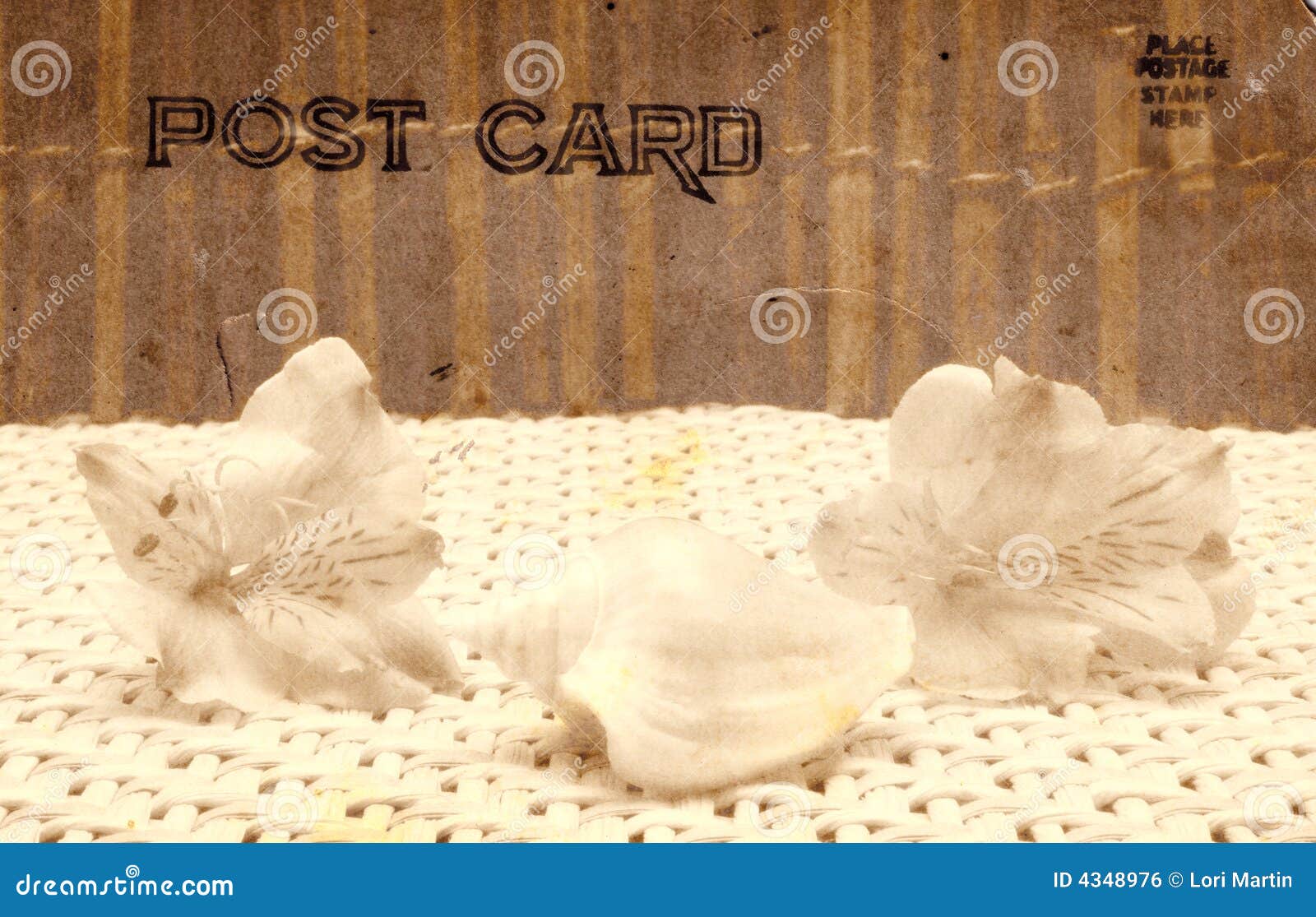 Vintage Style Postcard stock photo. Image of peeling, retro - 4348976