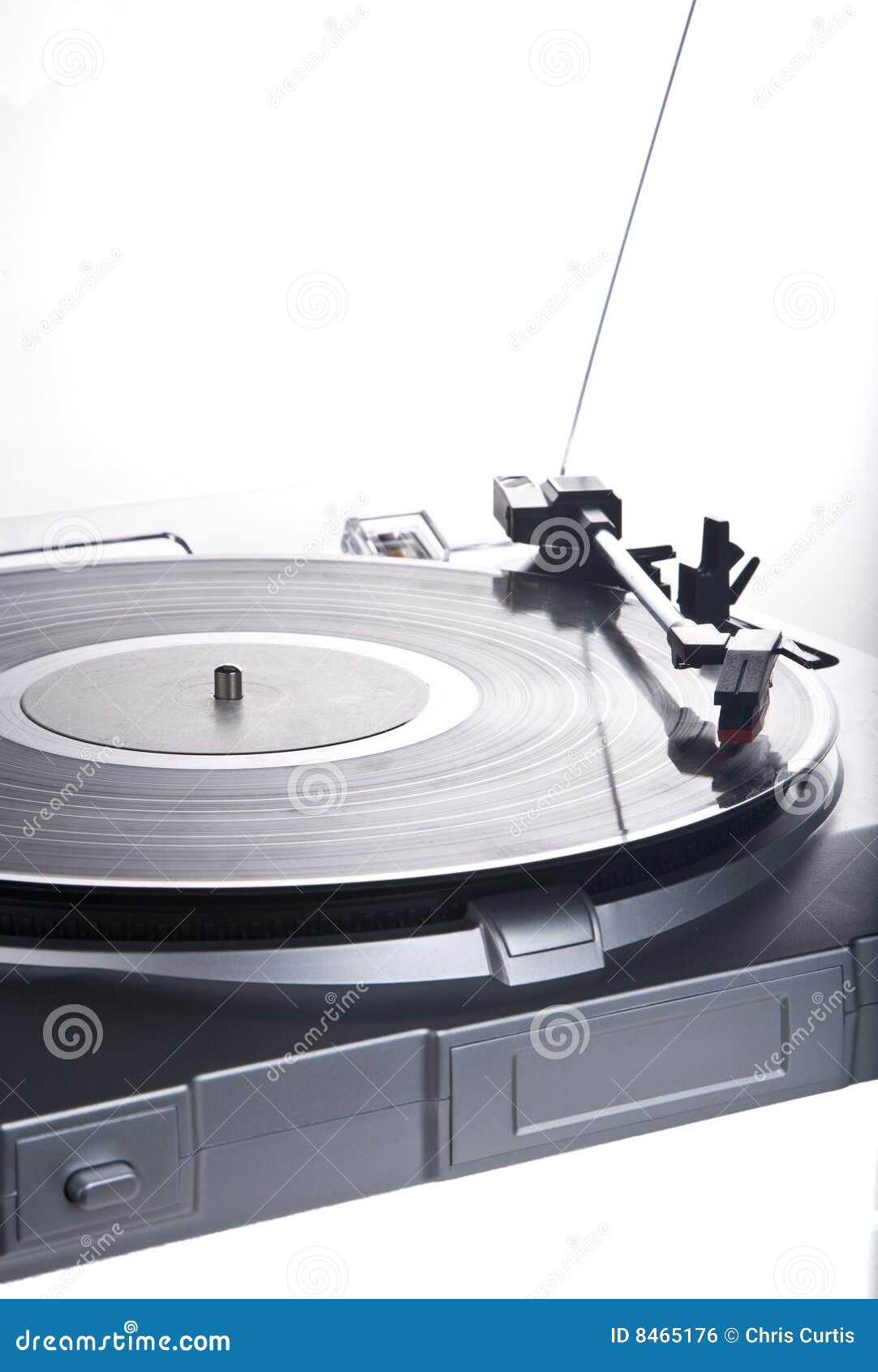 Vintage Style Record Player Stock Photo - Image of club, audio: 8465176