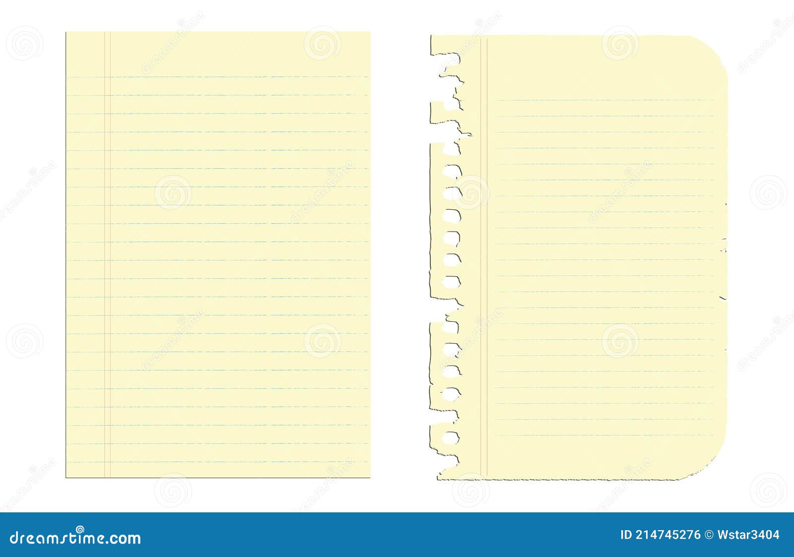 Striped Torn Paper Layout Vector Illustration | CartoonDealer.com #27163310