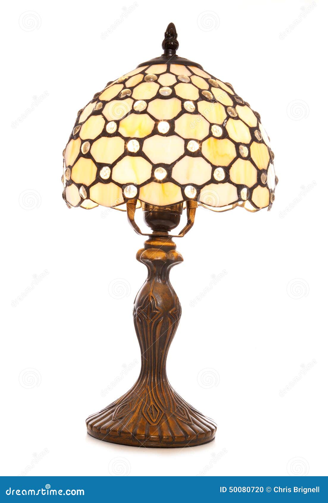 Vintage style table lamp stock photo. Image of decor - 50080720