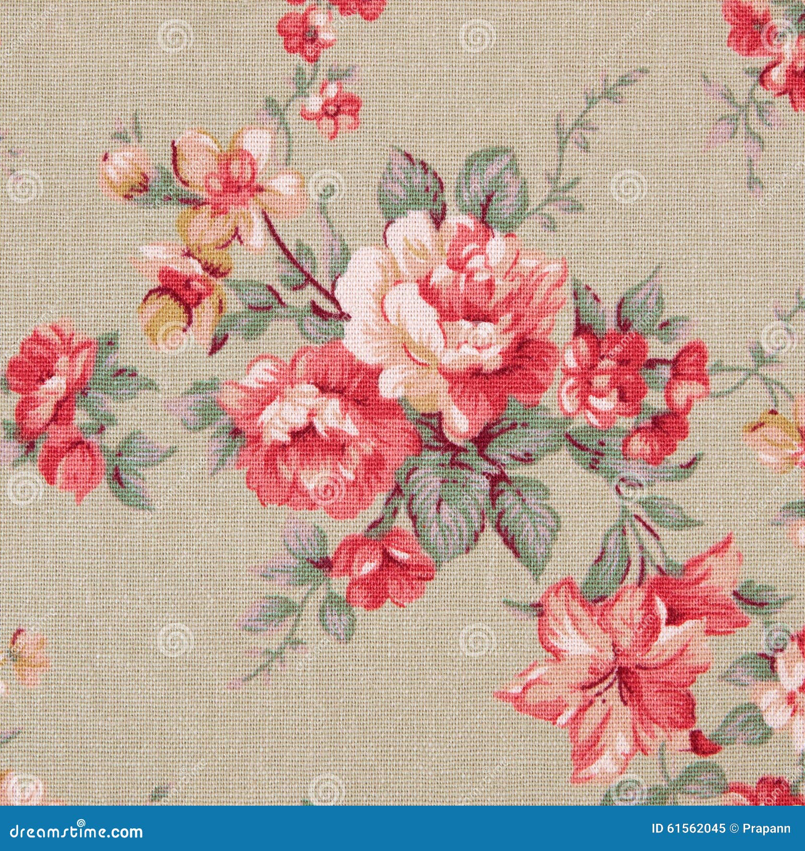Vintage Style of Tapestry Flowers Fabric Pattern Background Stock Image ...