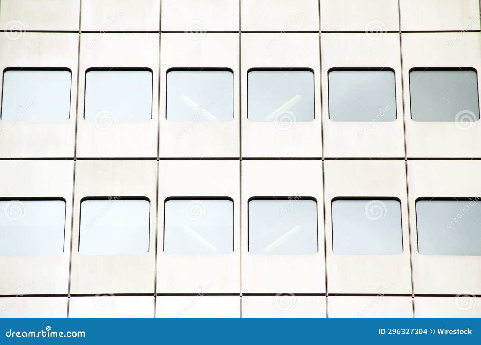 Windows Pattern of a Building Stock Illustration - Illustration of ...