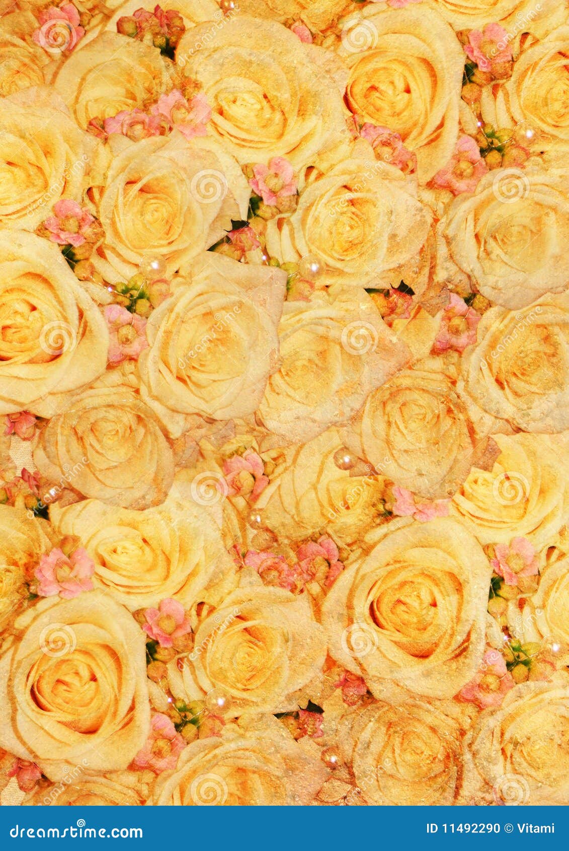 Vintage Styled Wedding Roses Stock Photo - Image of gift, aged: 11492290