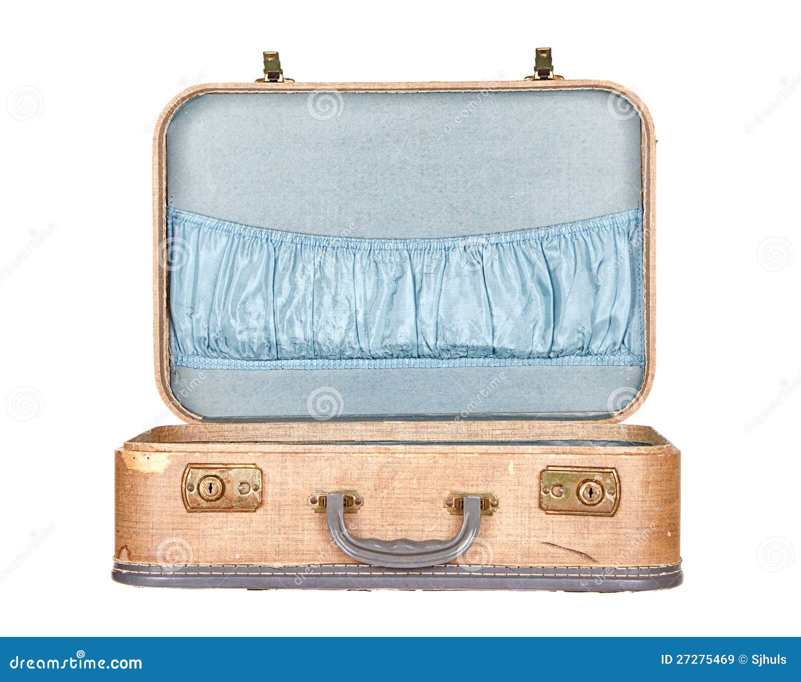 Open Vintage Suitcase