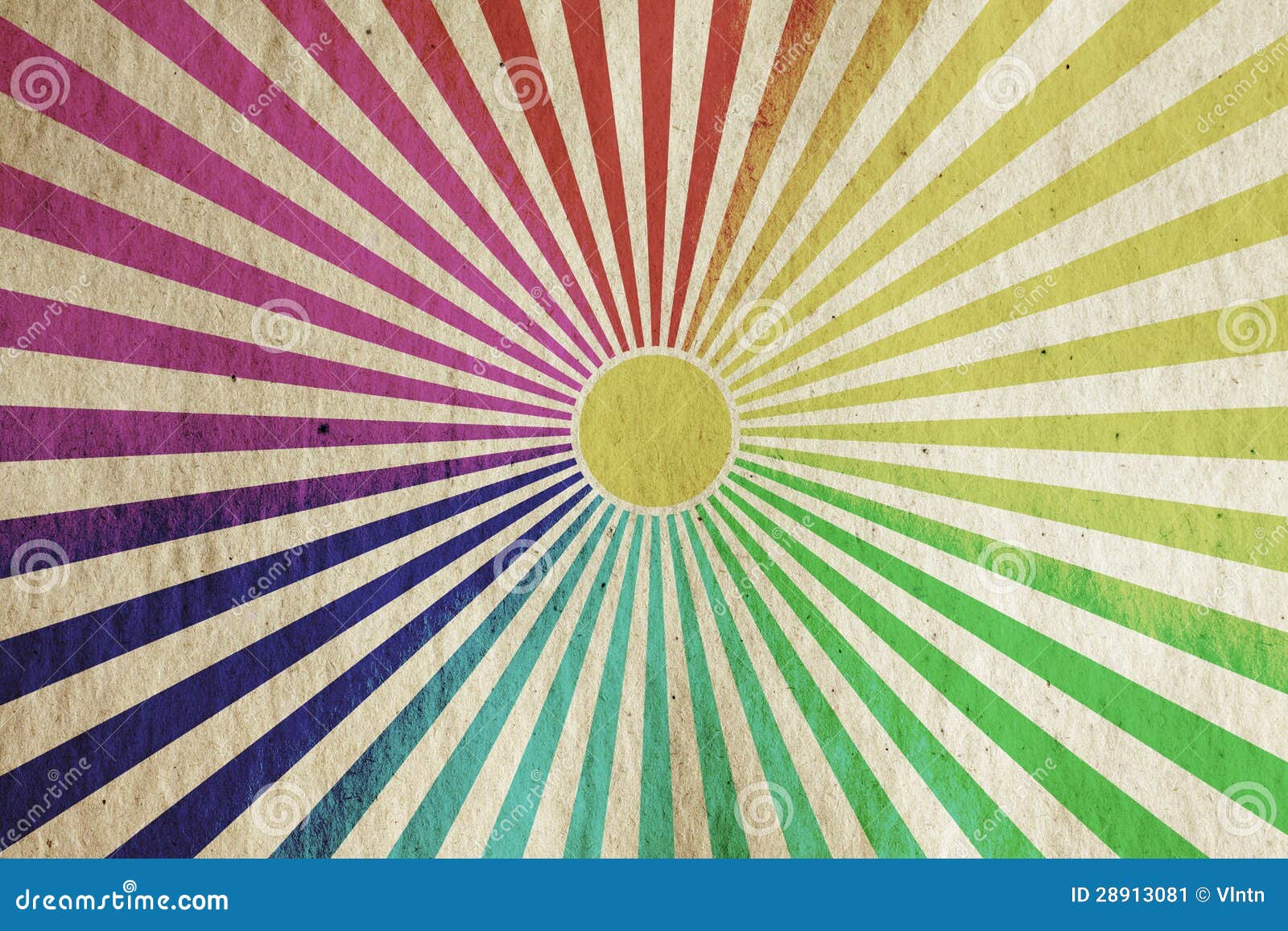 Vintage sun rays stock illustration. Illustration of color - 28913081