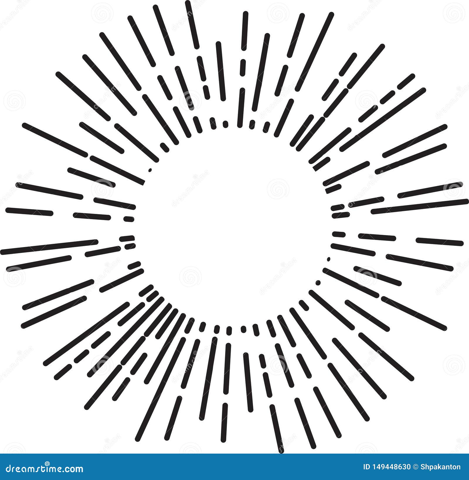 Vintage Sunburst, Sun Rays, Sunbeam, Vector Design Element for Your ...