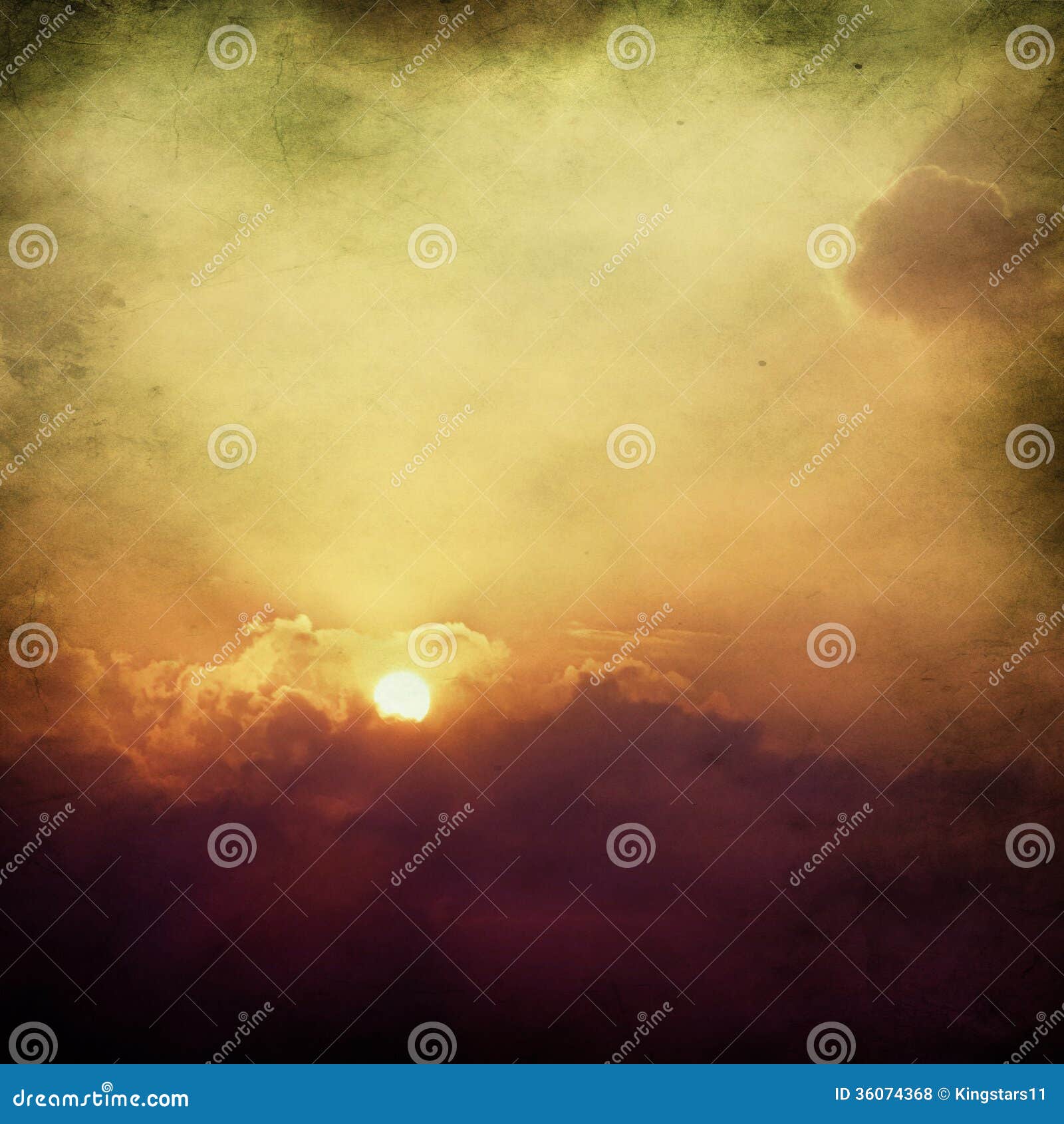 Vintage Sunset stock photo. Image of colors, romance - 36074368