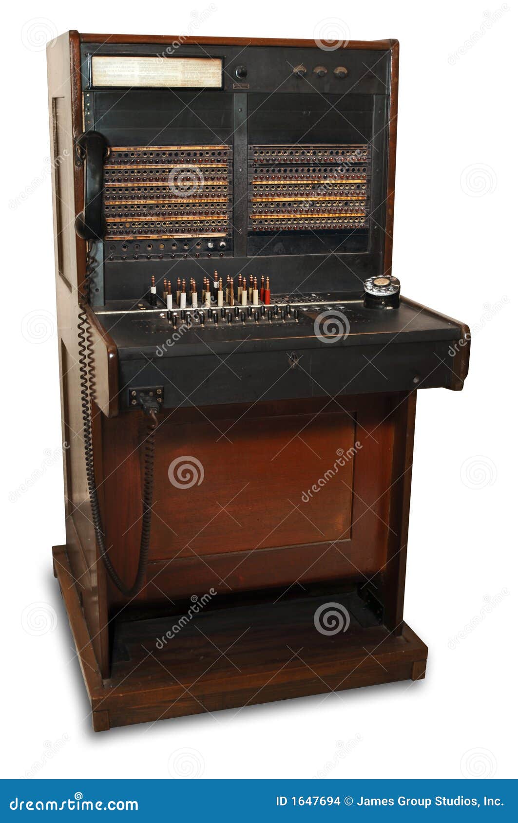 Vintage switchboard stock photo. Image of chat, line, communication ...