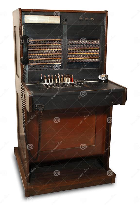 Vintage switchboard stock photo. Image of chat, line, communication ...
