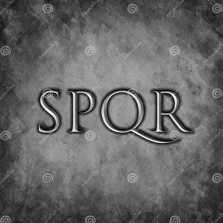 Vintage Symbol of Rome Vector Illustration Stock Illustration ...