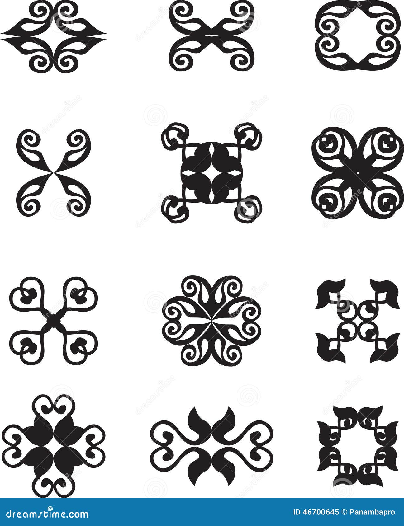 Vintage symbol stock vector. Illustration of symbol, swirl - 46700645
