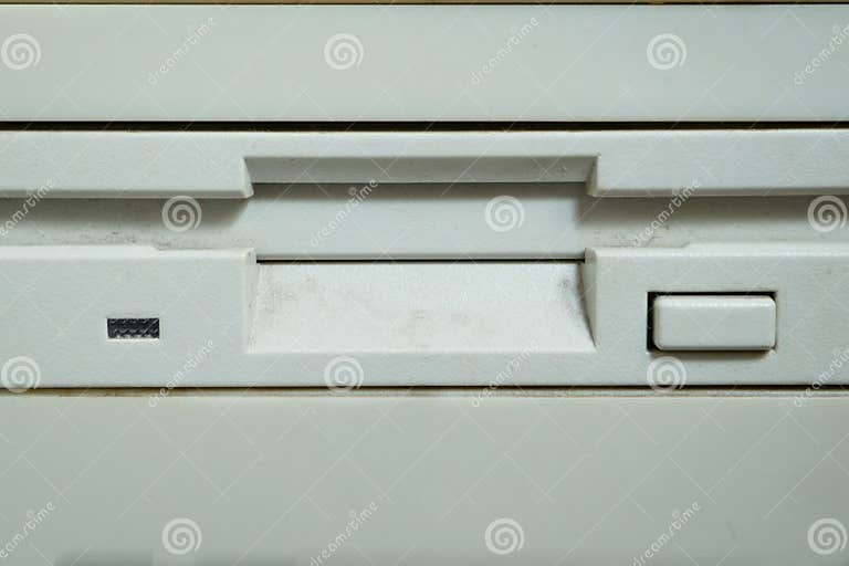 Vintage System Unit of Computer by CPU, Old Desktop Computer Stock ...