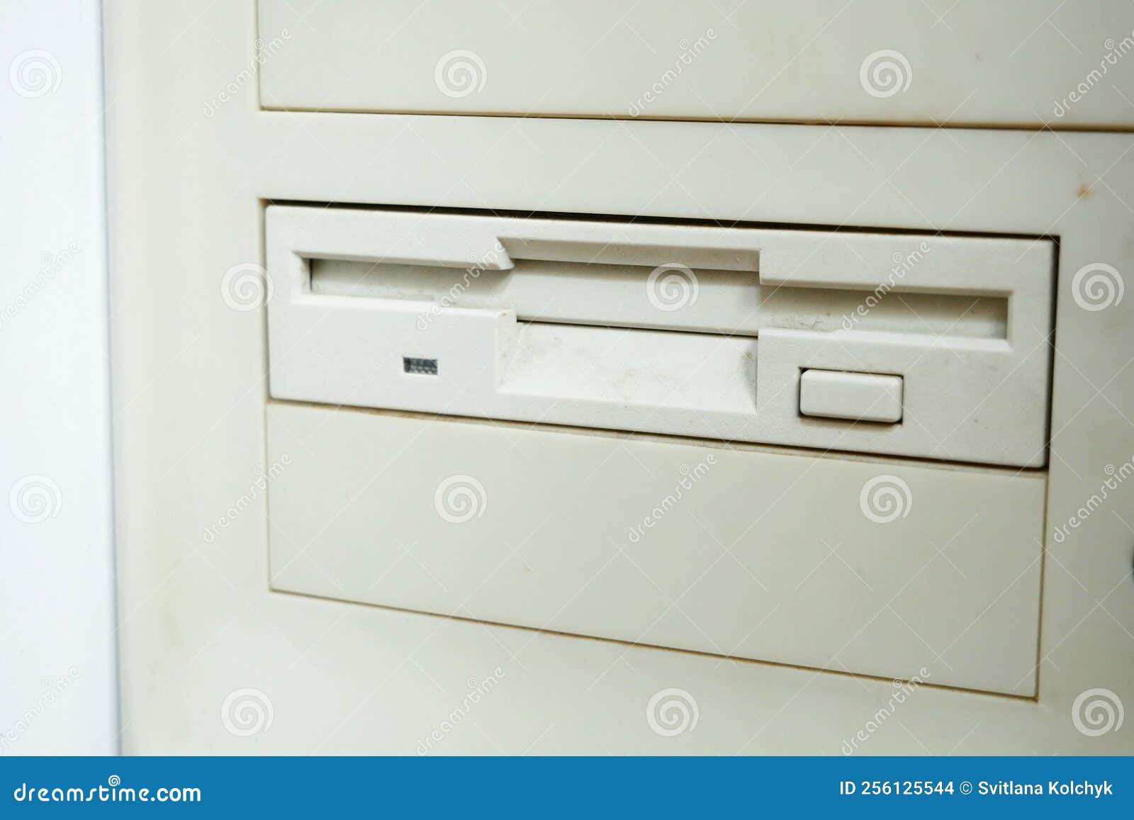 Vintage System Unit of Computer by CPU, Old Desktop Computer Stock ...