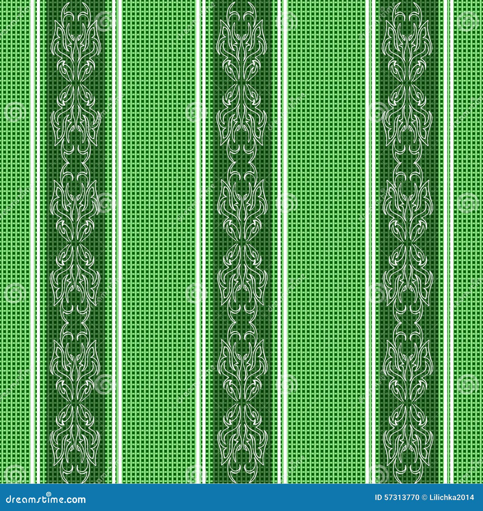 Vintage Tablecloth Seamless Pattern. Stock Illustration - Illustration ...