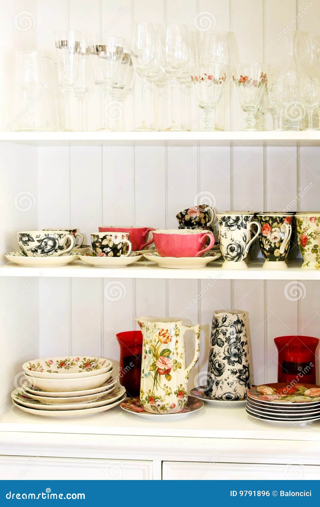 Vintage tableware stock photo. Image of kitchen, vintage - 9791896