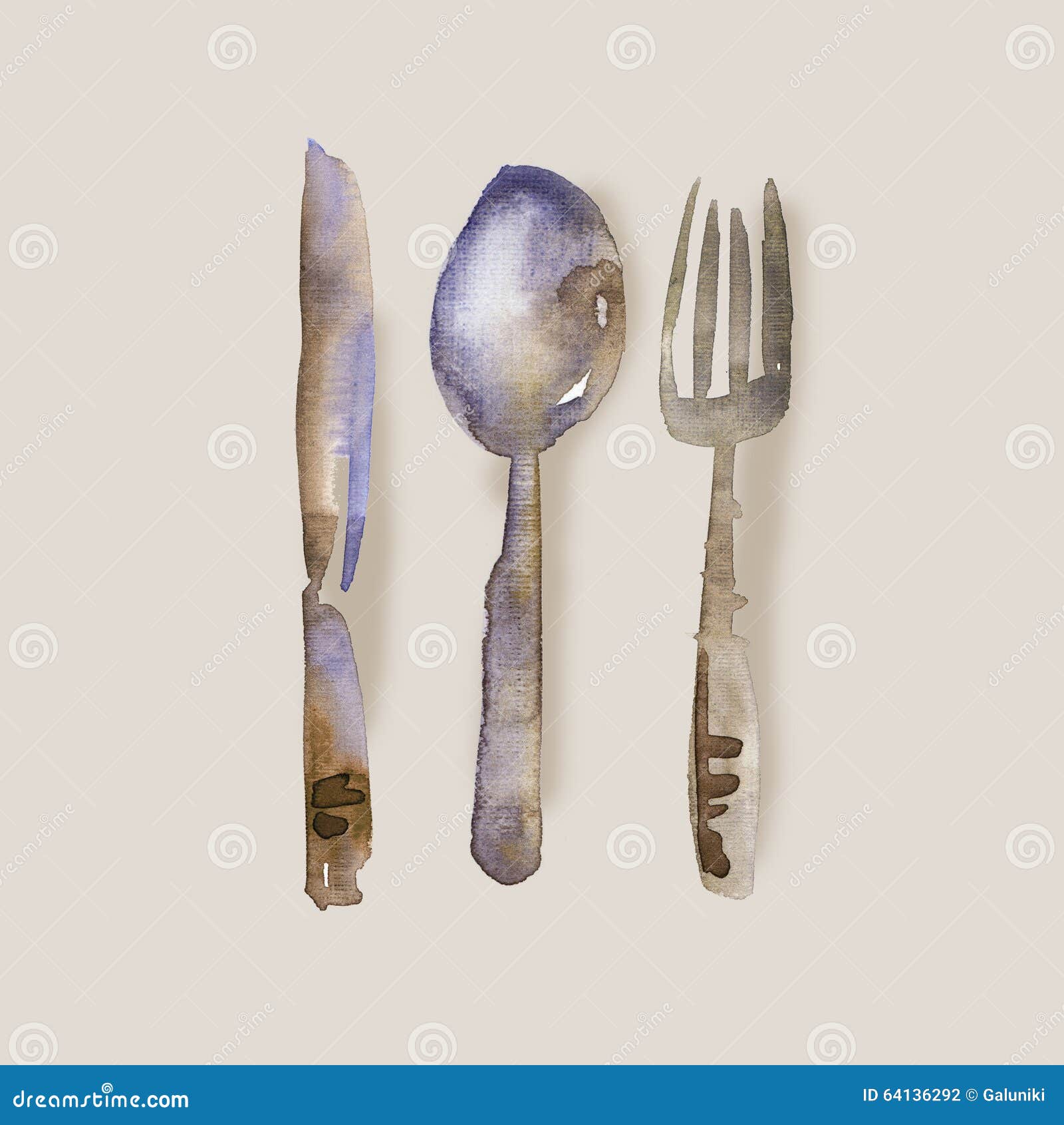 Vintage tableware stock illustration. Illustration of artwork - 64136292