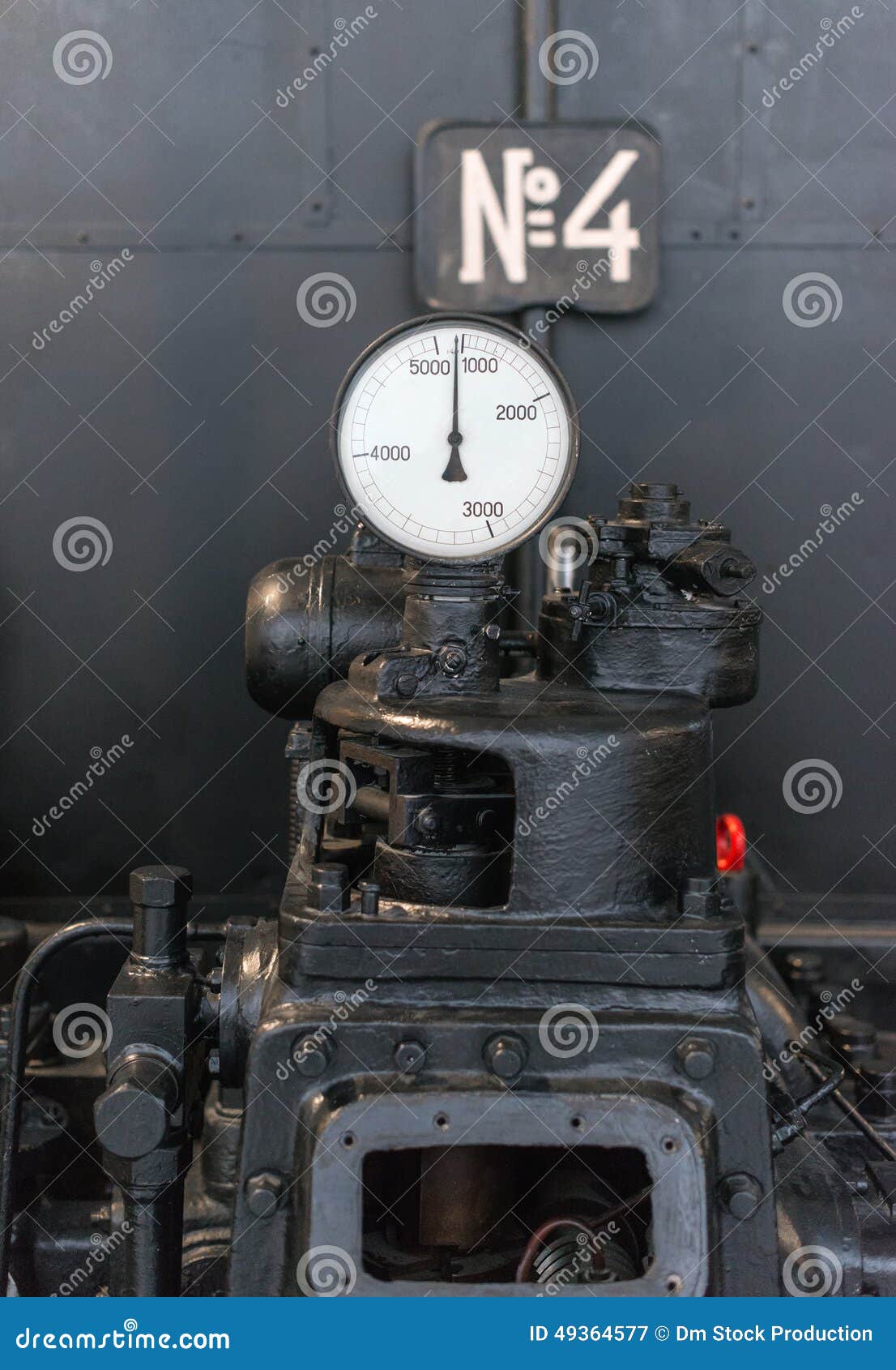 Vintage tachometer. stock image. Image of antique, round - 49364577