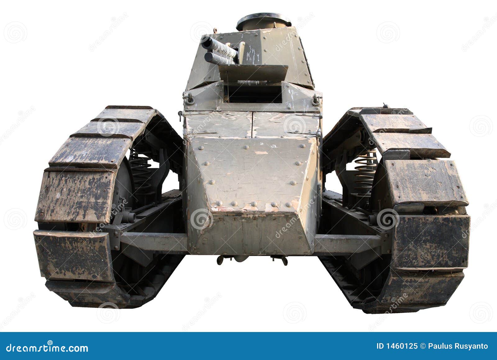 Vintage Tank stock image. Image of transport, rusty, soldier - 1460125