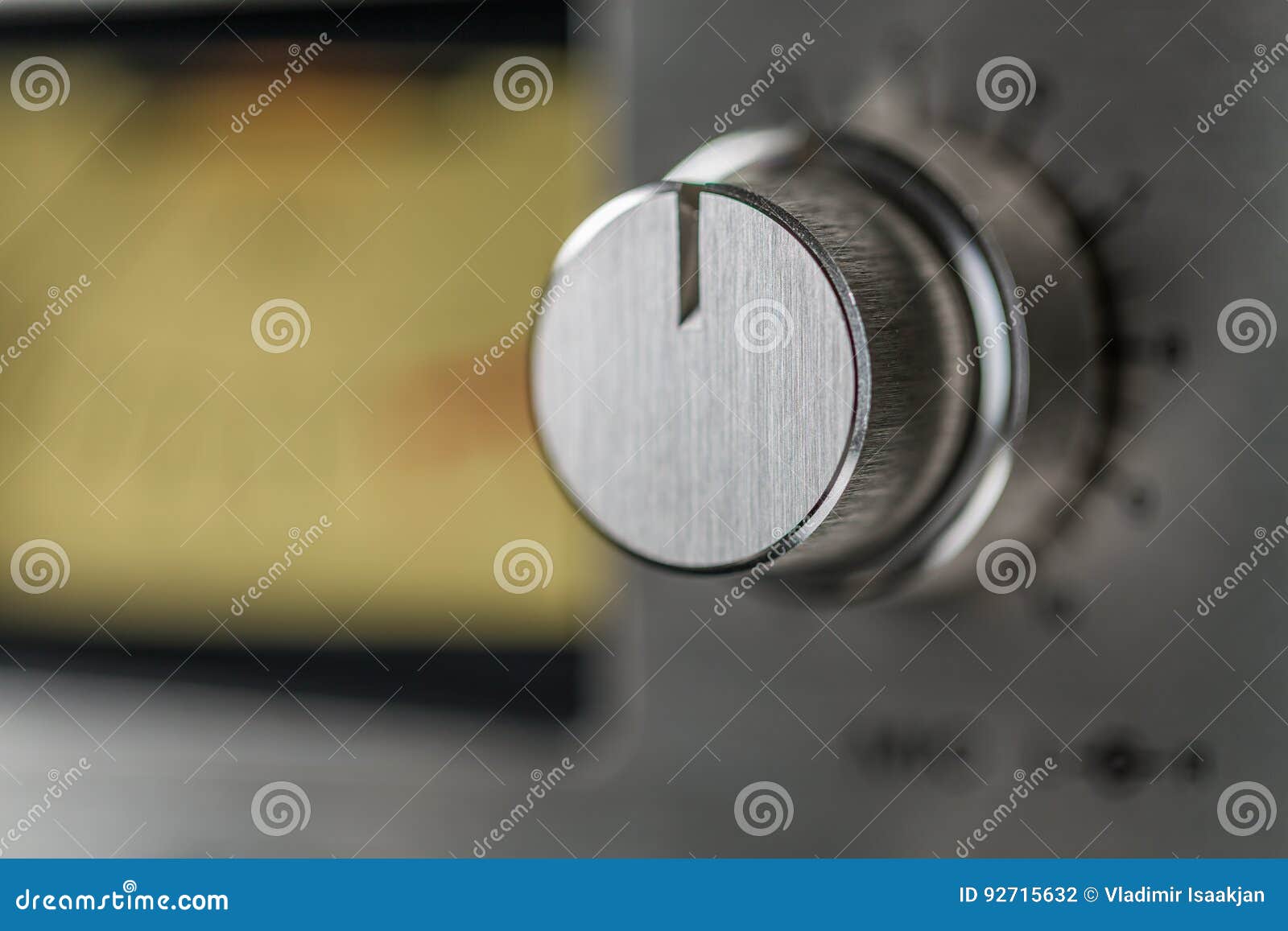 Vintage Tape Recorder Record Level Knob Stock Photo - Image of buttons ...