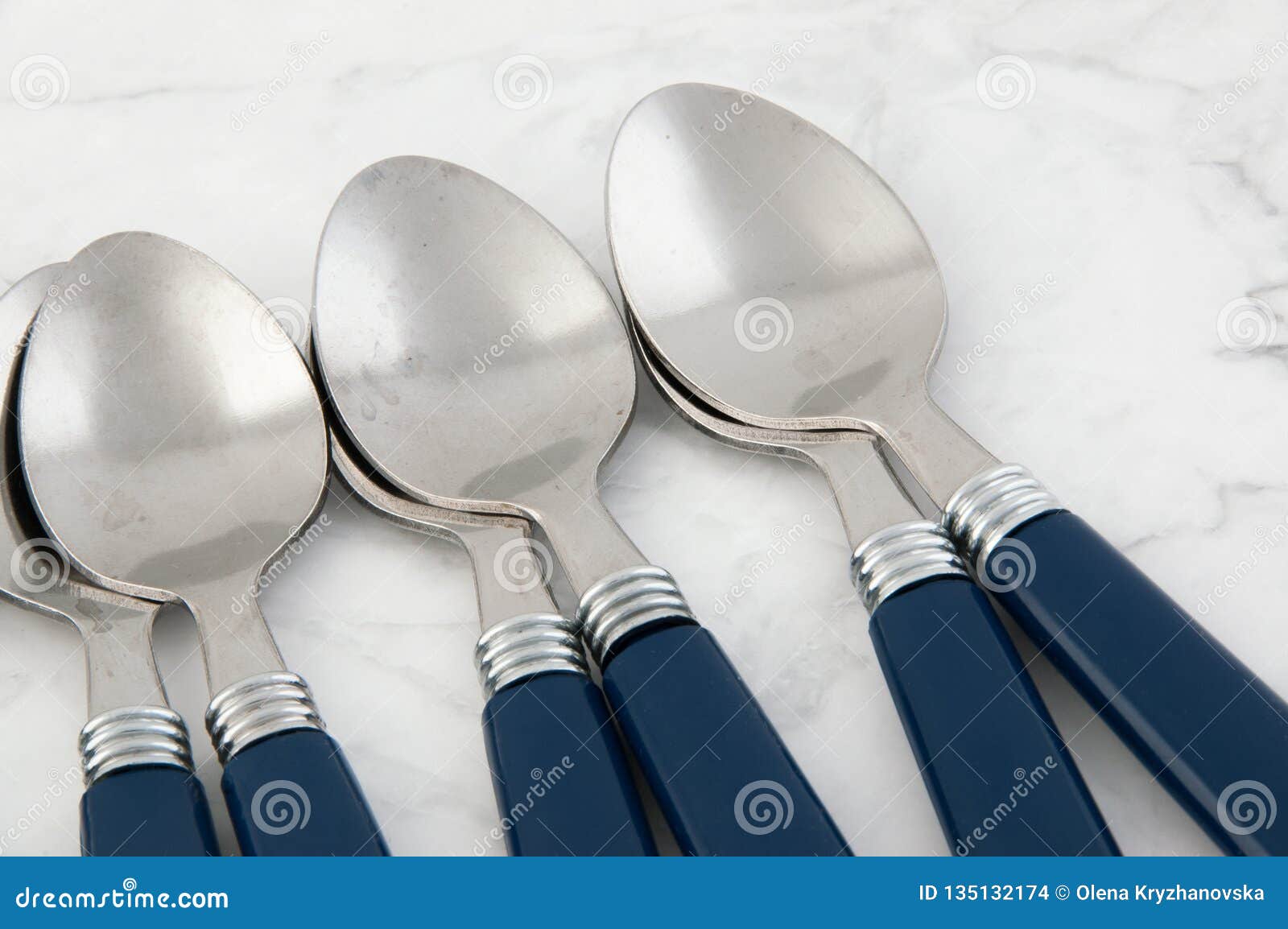 Vintage tea spoons stock photo. Image of decor, still - 135132174