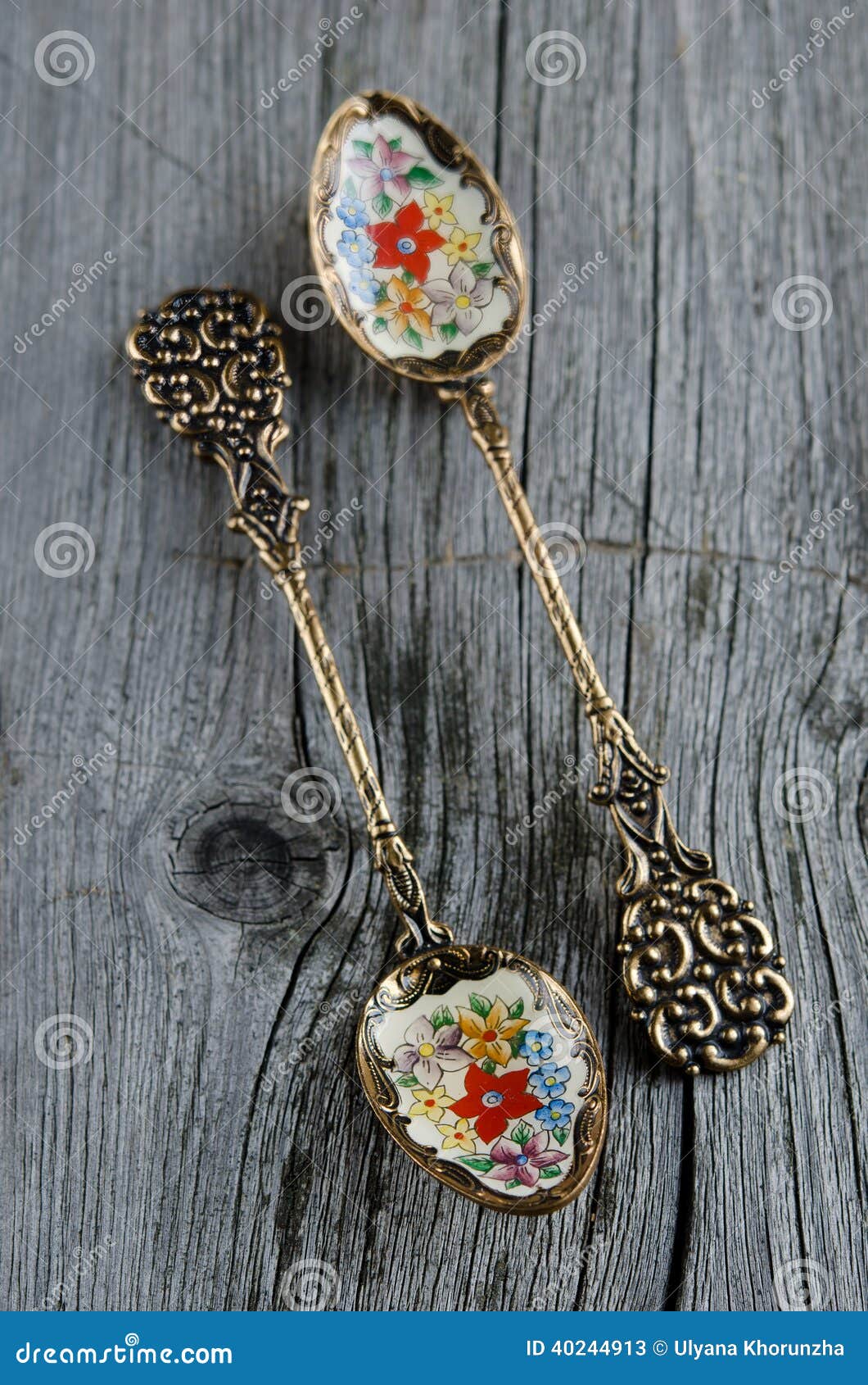 Vintage teaspoons stock image. Image of eating, tool - 40244913