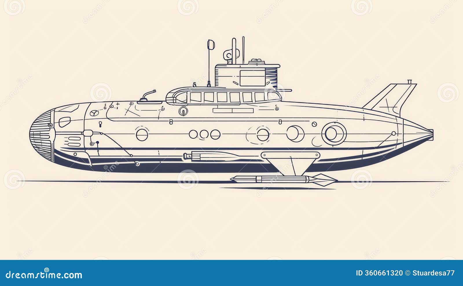 Vintage Technical Drawing On Old Paper, Abstract Drafting Background ...
