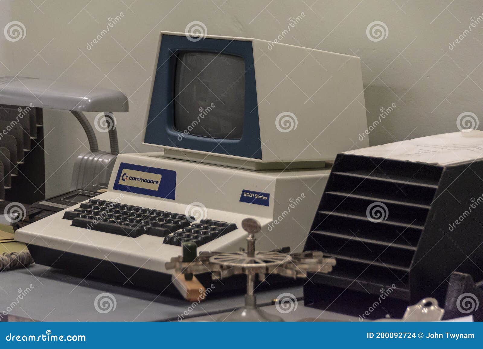 Vintage Telecommunications Machine Editorial Stock Image - Image of ...
