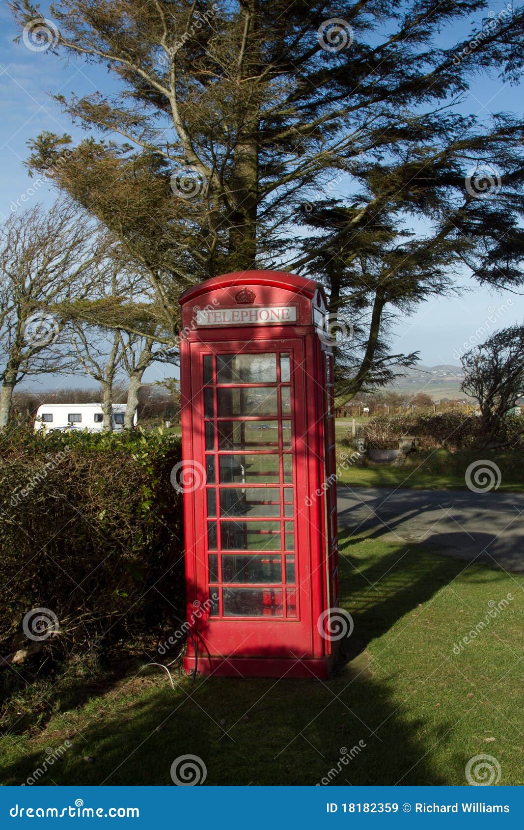 Vintage telephone box. stock image. Image of telephone - 18182359