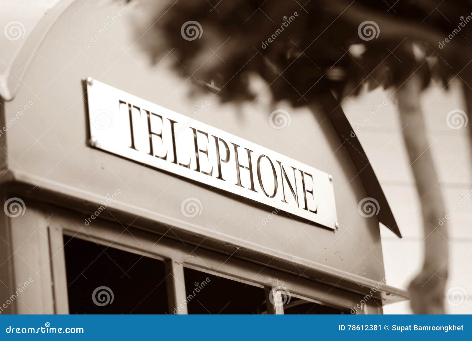 Vintage telephone box stock image. Image of vintage, telephone - 78612381