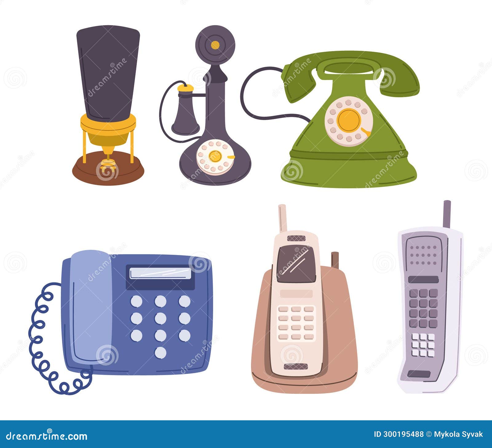 Communication Evolution Cartoon Vector | CartoonDealer.com #110735763