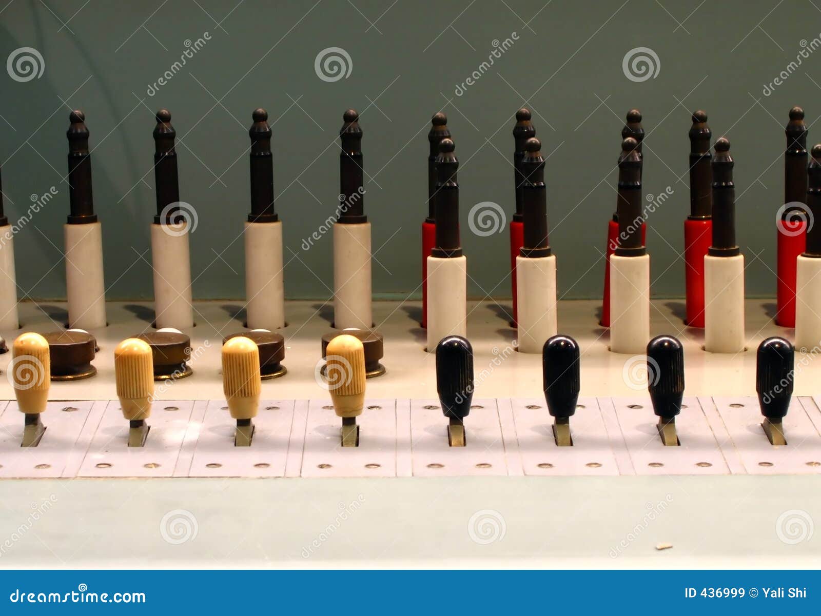 Vintage Telephone Switchboard Stock Image - Image of phone, line: 436999