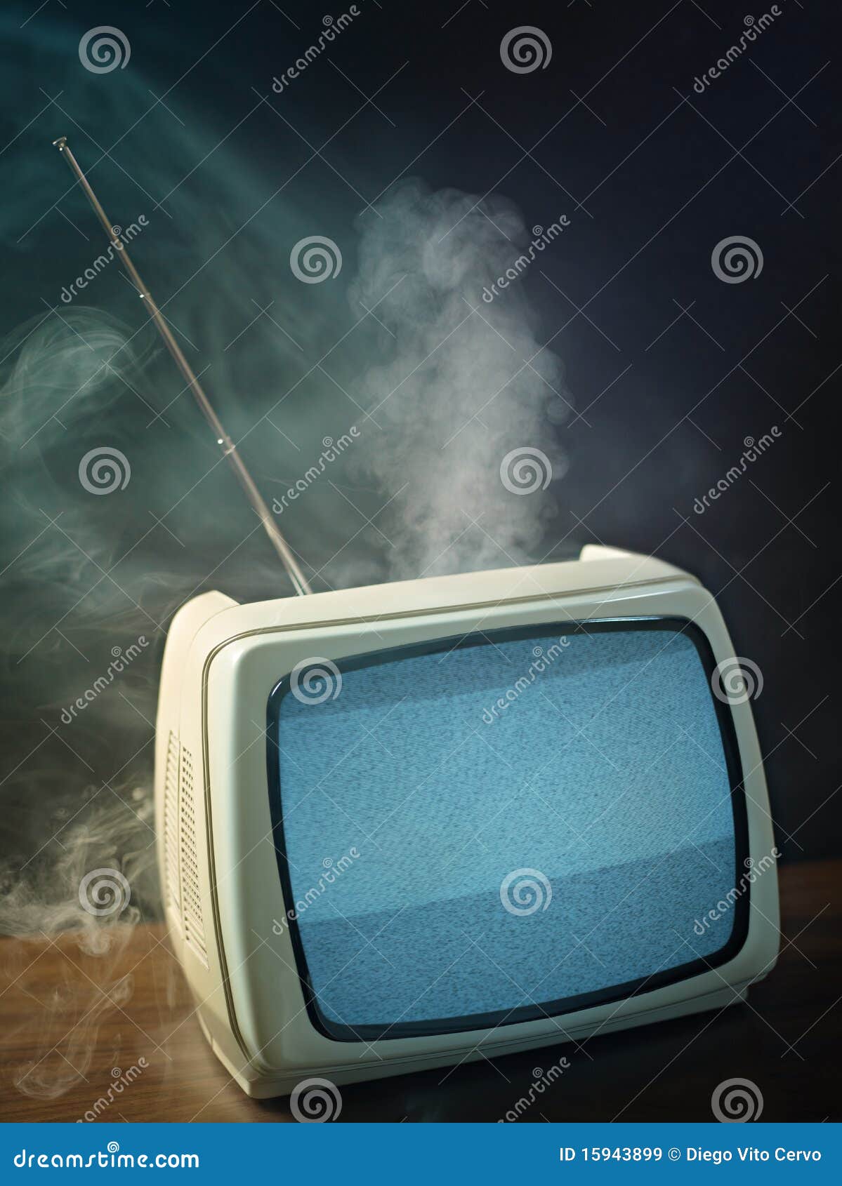 Exploding Television Screen Capturing Dramatic Burst Of Shattered Glass ...