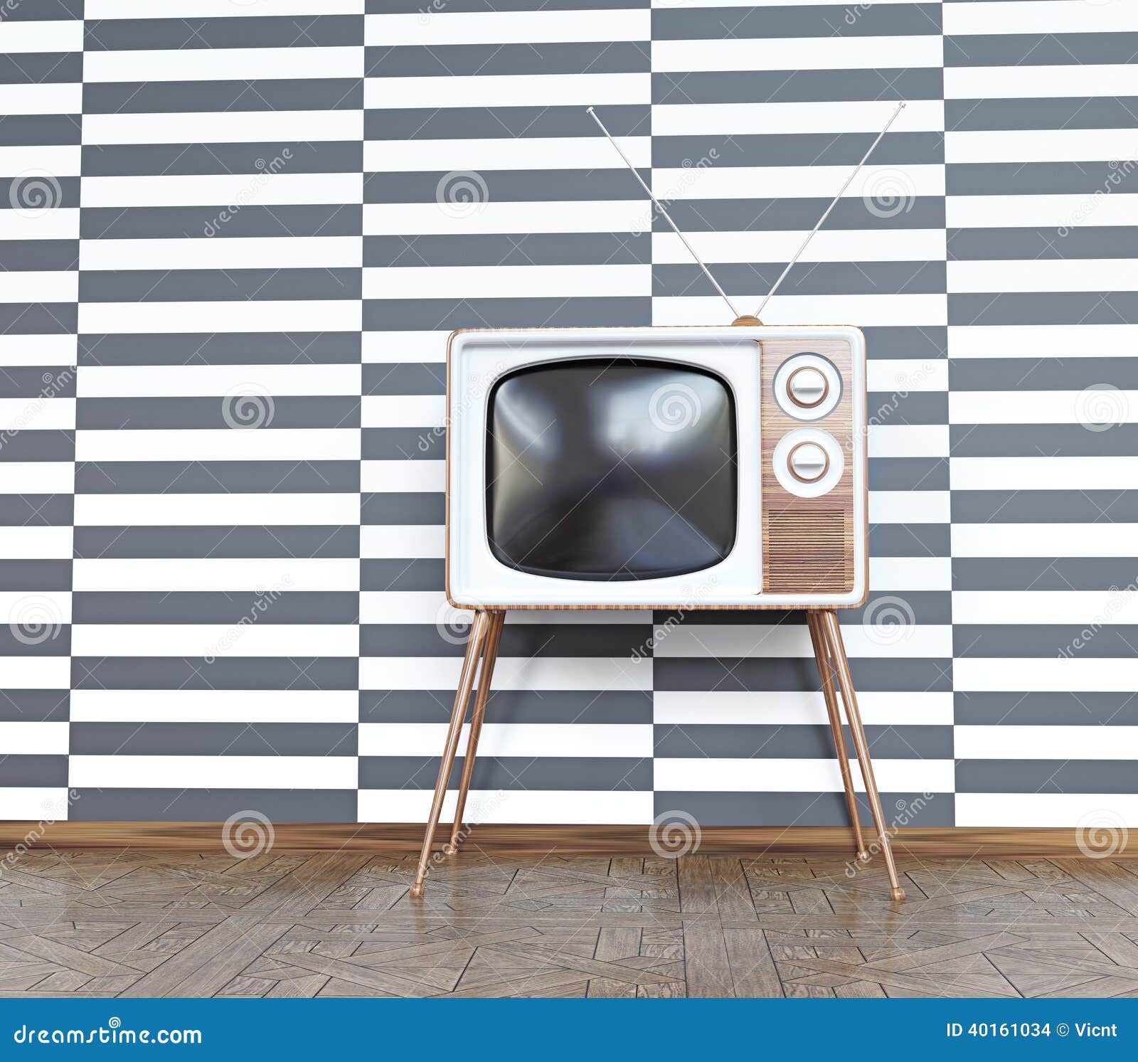 Vintage Television Screen A Warm Minimalist Studio Still Life Perfect ...