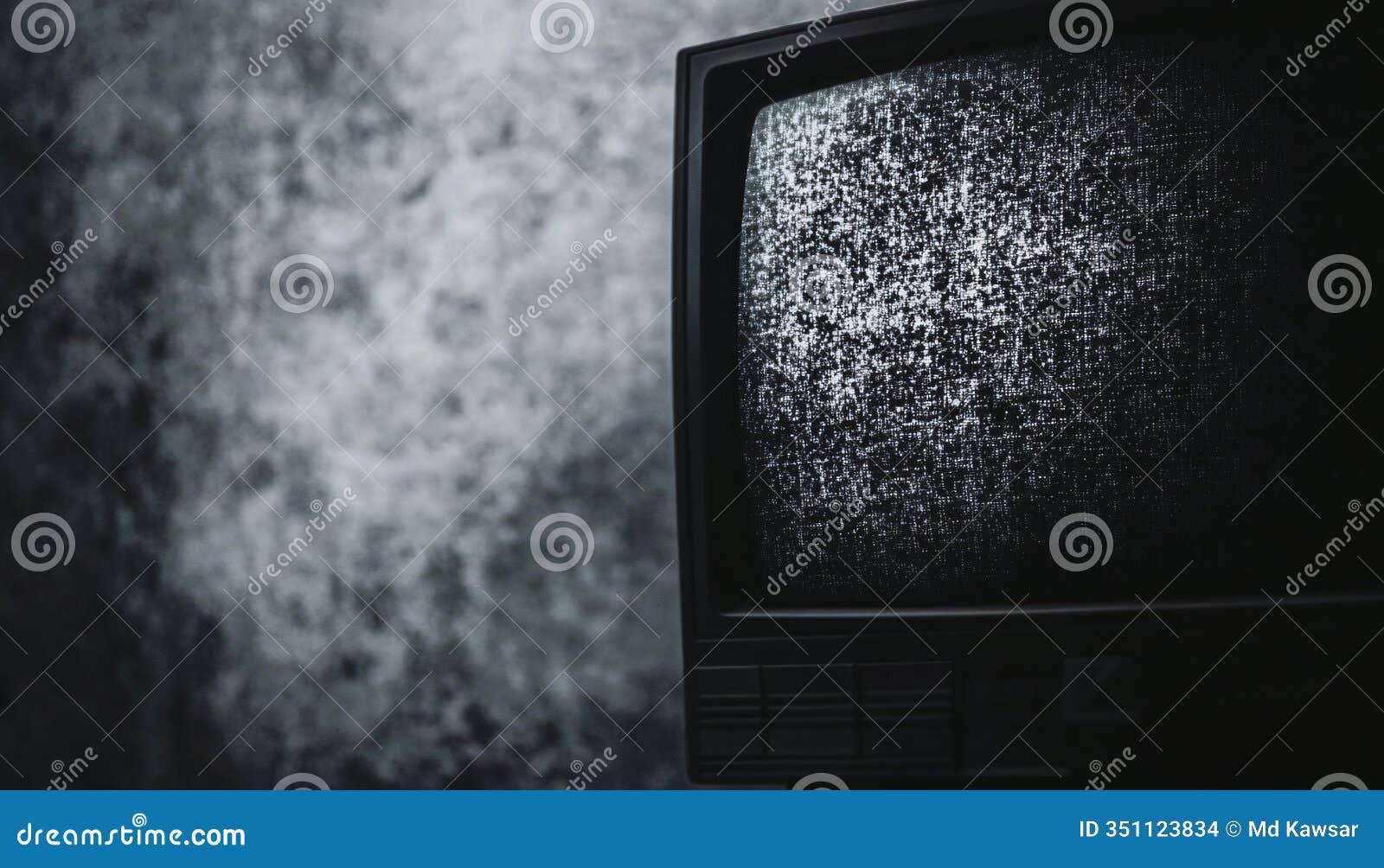 Vintage Television Static Noise Retro Broadcast High Quality Image ...