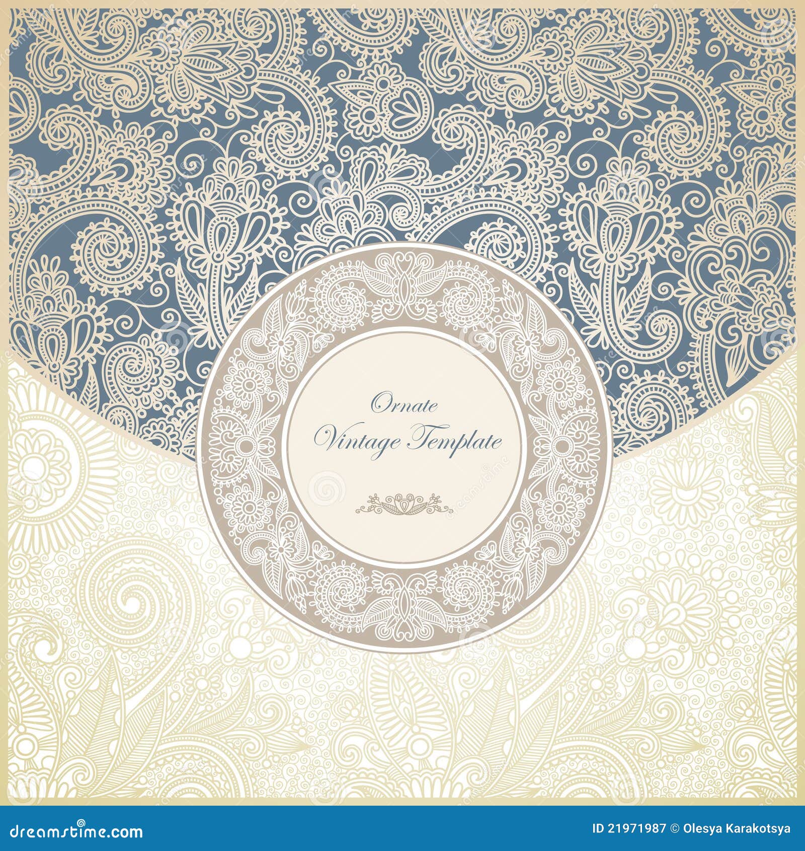 Vintage template stock vector. Illustration of decor - 21971987