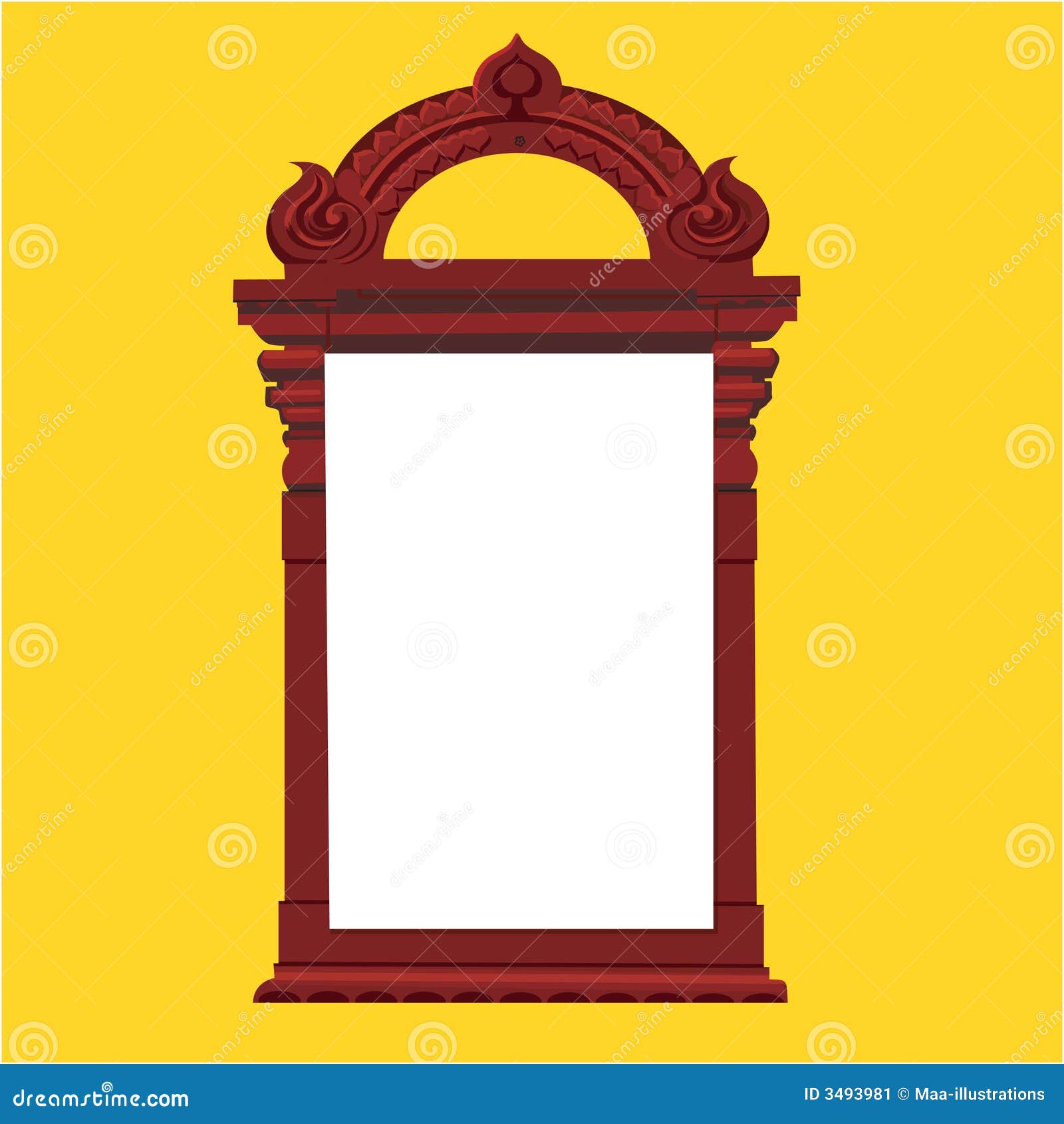 Vintage Temple In Jungle At Night, Old Overgrown Ruins In Tropical ...