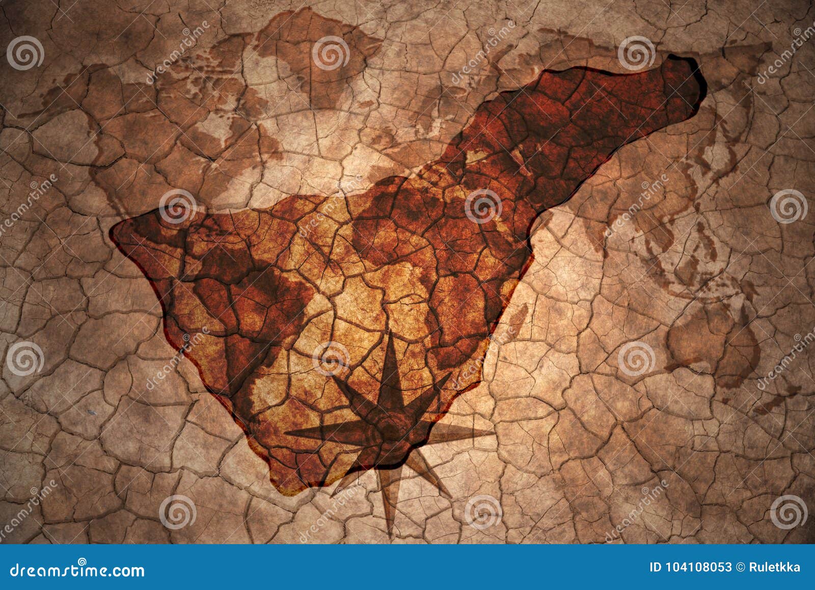 Vintage tenerife map stock image. Image of paper, north - 104108053