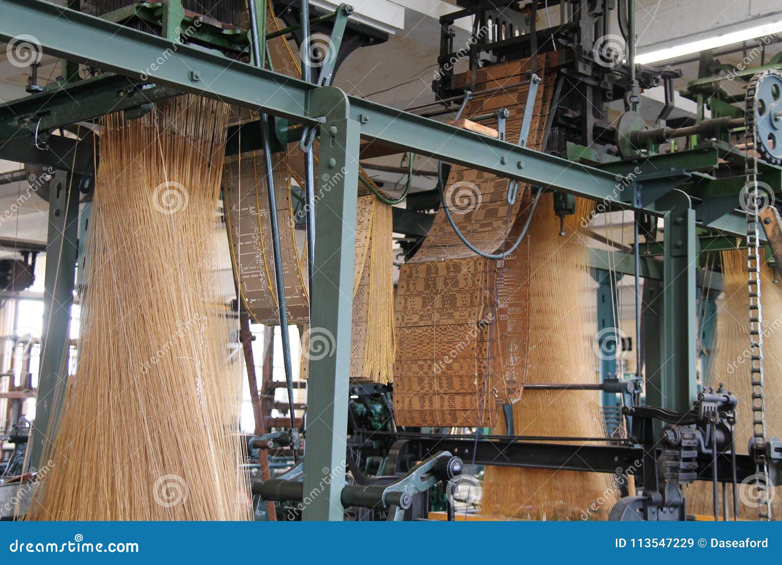 Vintage Textile Machines. stock image. Image of equipment - 113547229