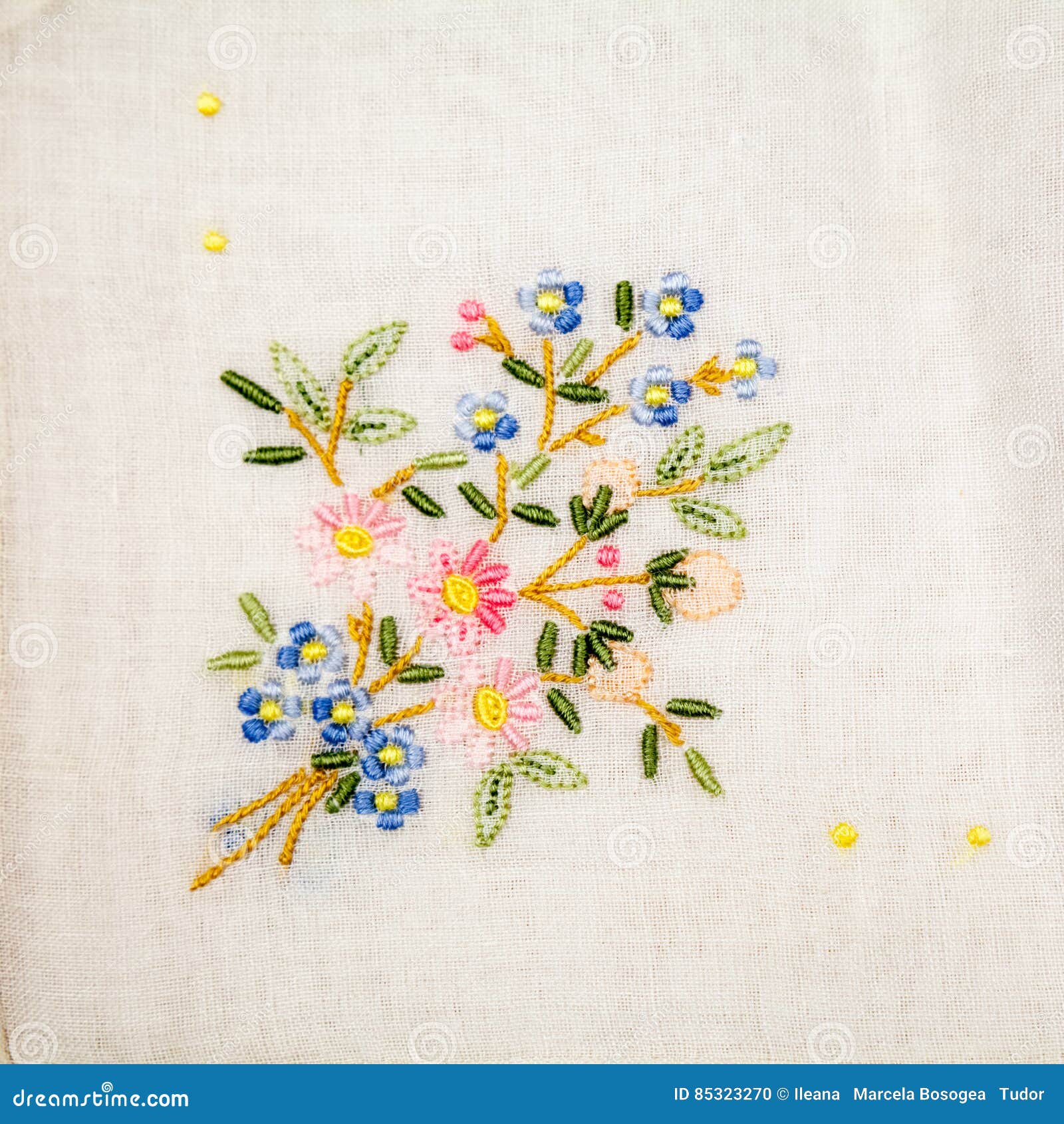 Vintage Textile Texture with Fine Embroidery Stock Photo - Image of ...