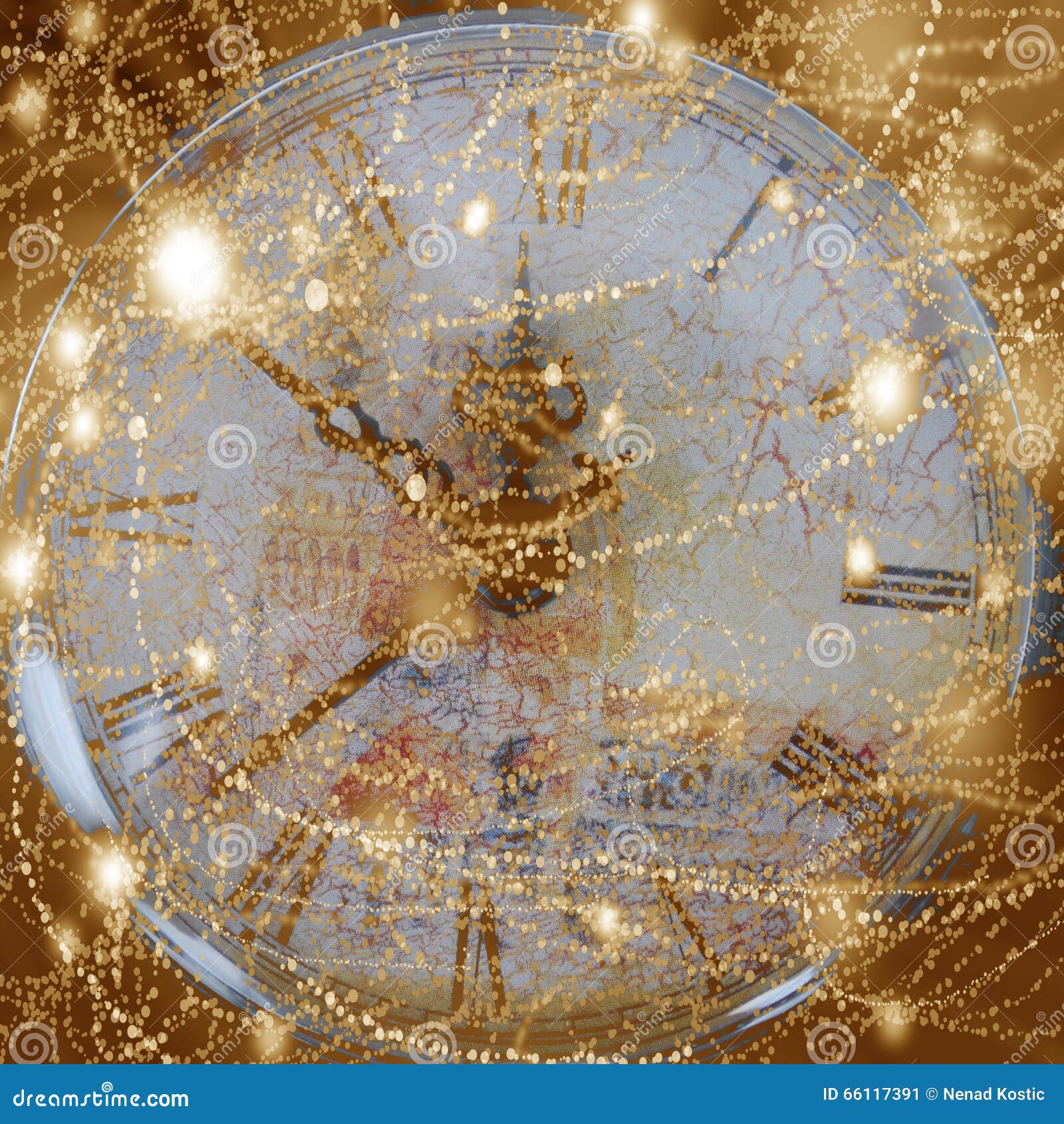 Vintage Texture Background with Watch (time) Stock Illustration ...