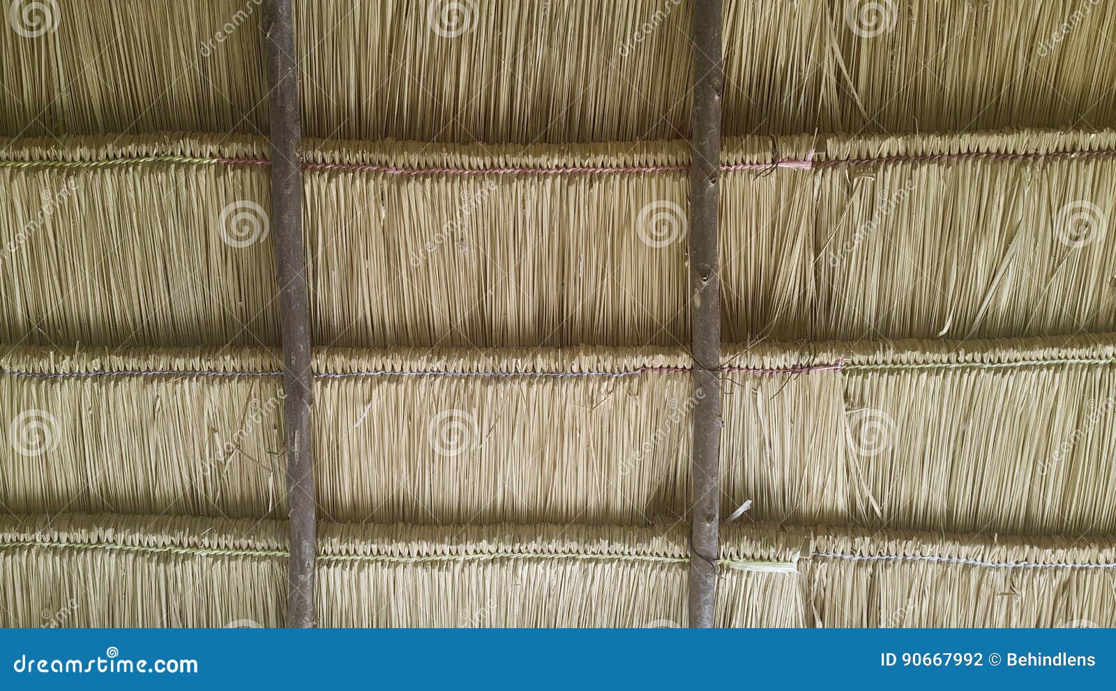 Vintage Texture of Dried Bamboo Roof. Stock Photo - Image of design ...