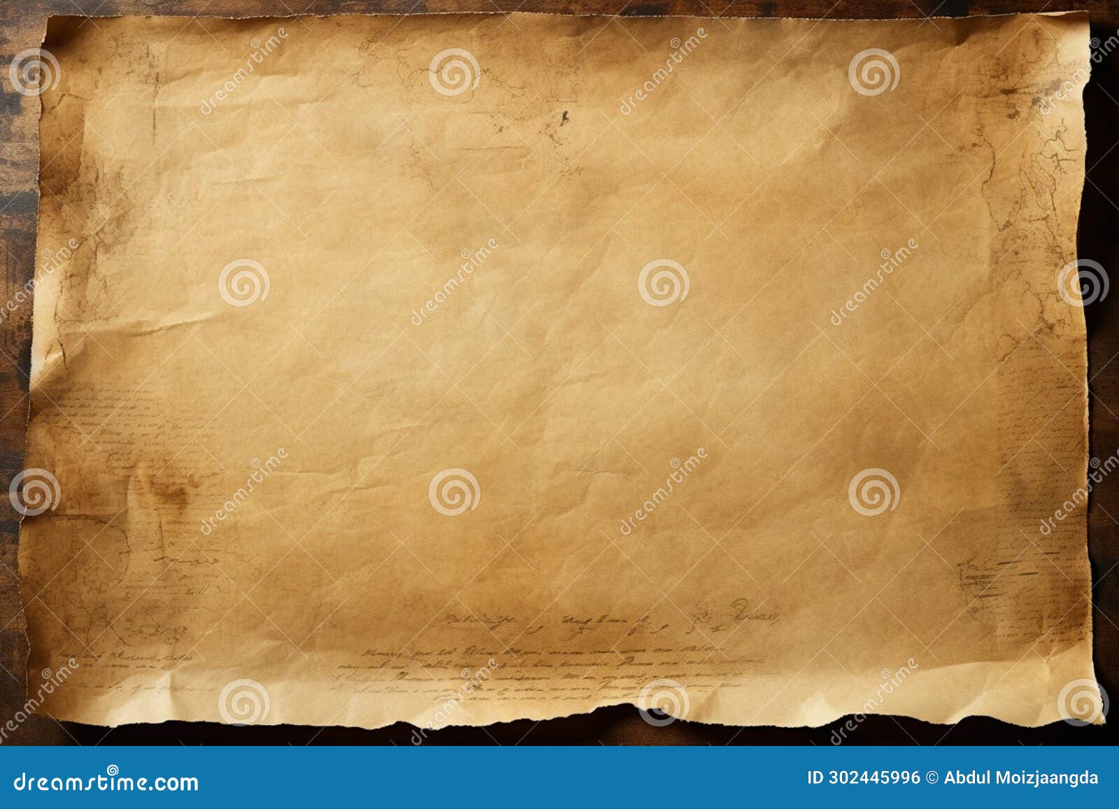 Vintage or Texture Grunge Style with Old Paper Sheet Stock Illustration ...