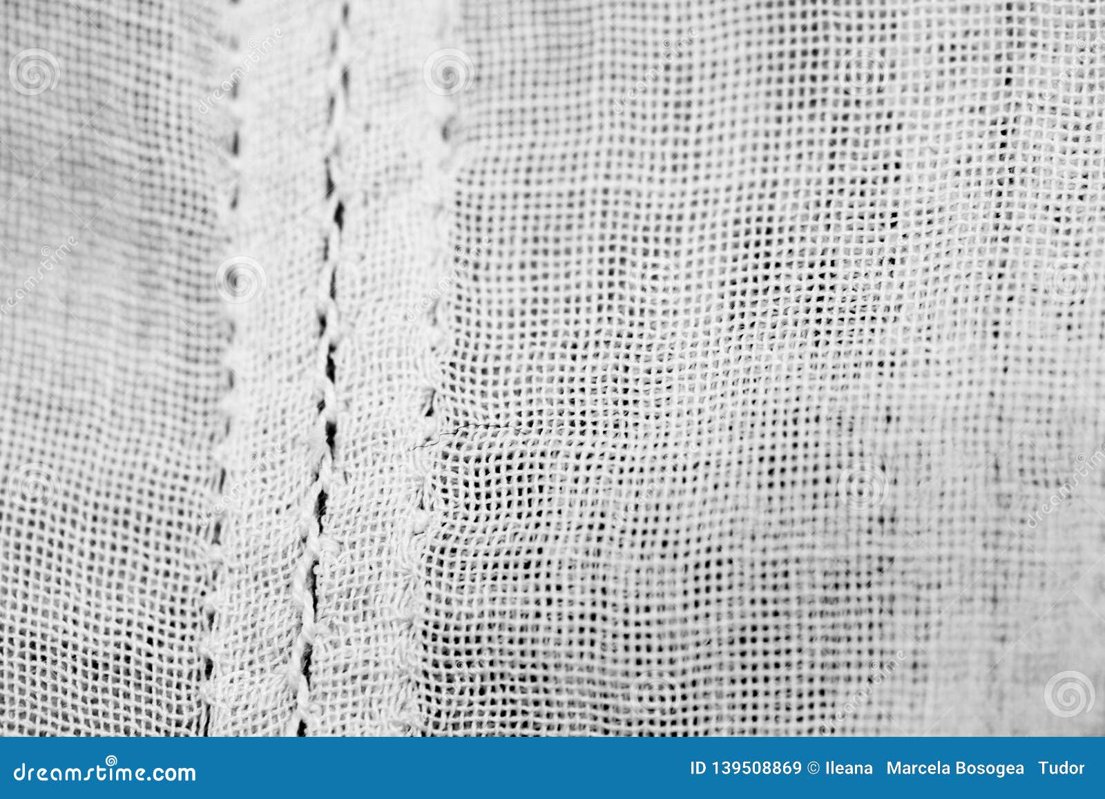 Vintage Texture of a Handkerchief with Embroidery Stock Image - Image ...