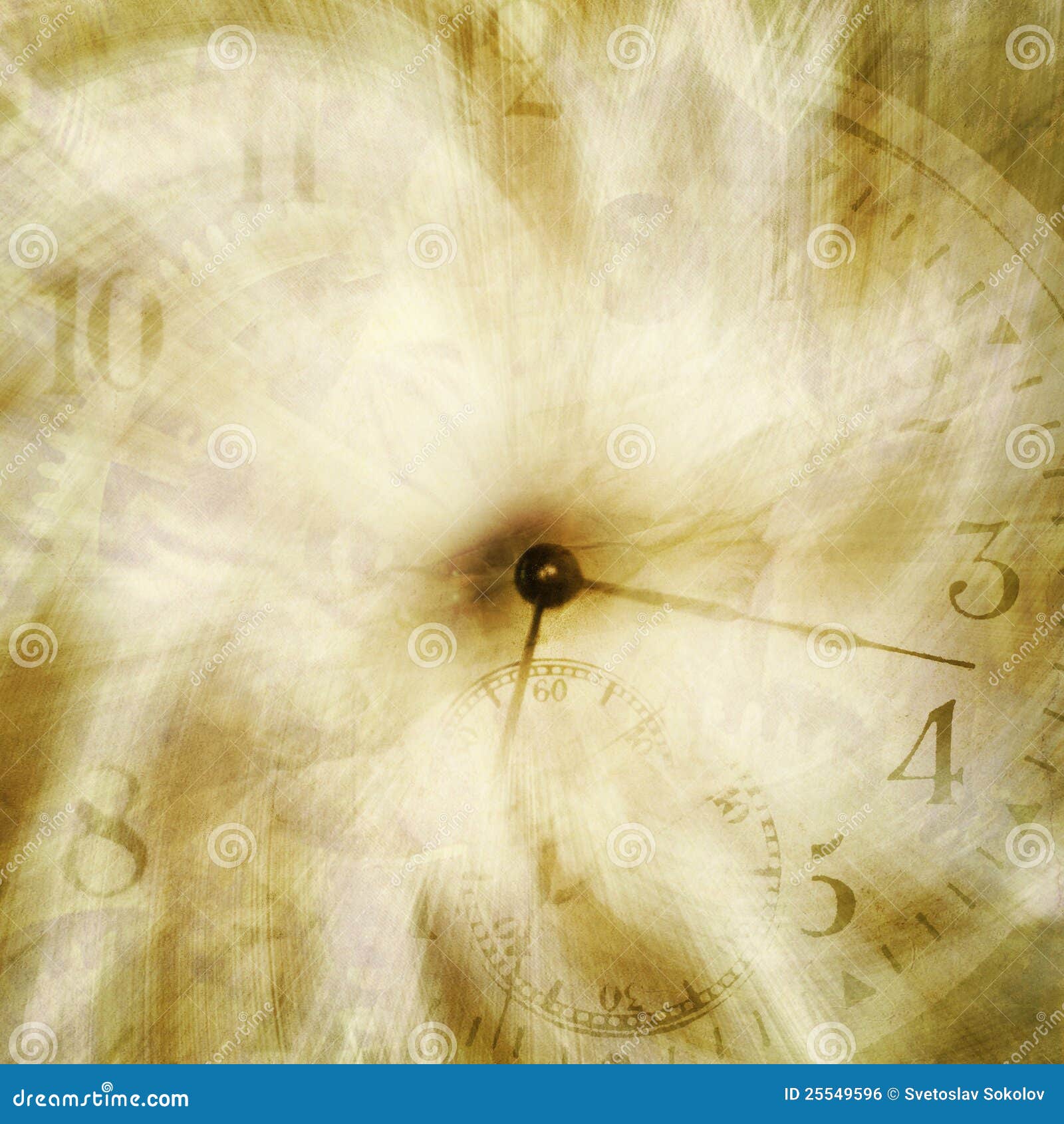 Vintage textured clock stock illustration. Illustration of antique ...