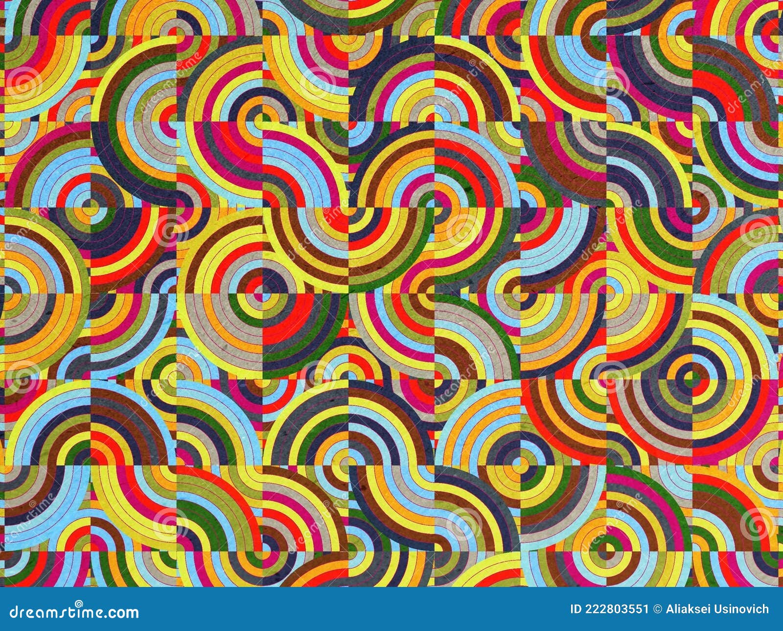 Vintage Textured Pattern. Retro Grunge Poster Design Stock Illustration ...