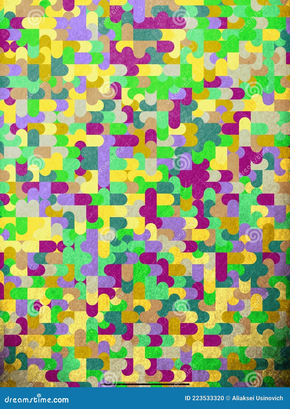 Vintage Textured Pattern. Retro Grunge Poster Design Stock Illustration ...