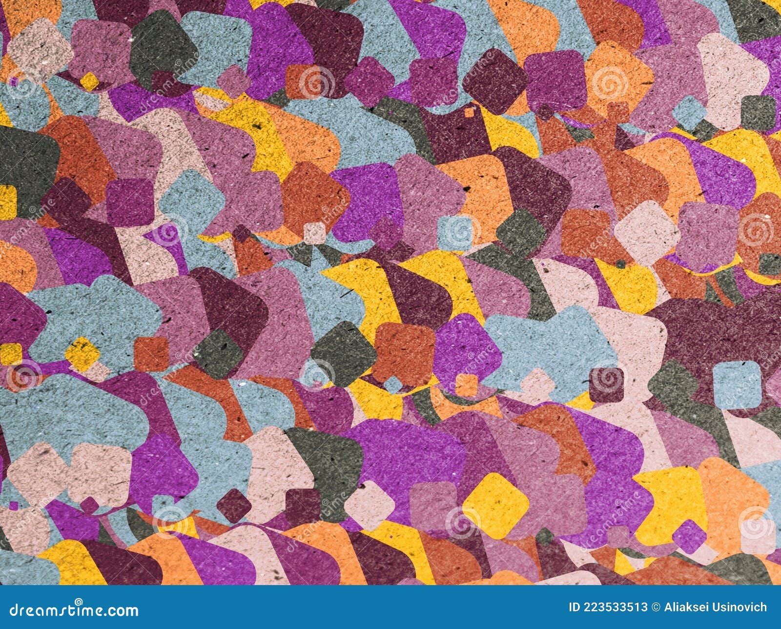 Vintage Textured Pattern. Retro Grunge Poster Design Stock Illustration ...